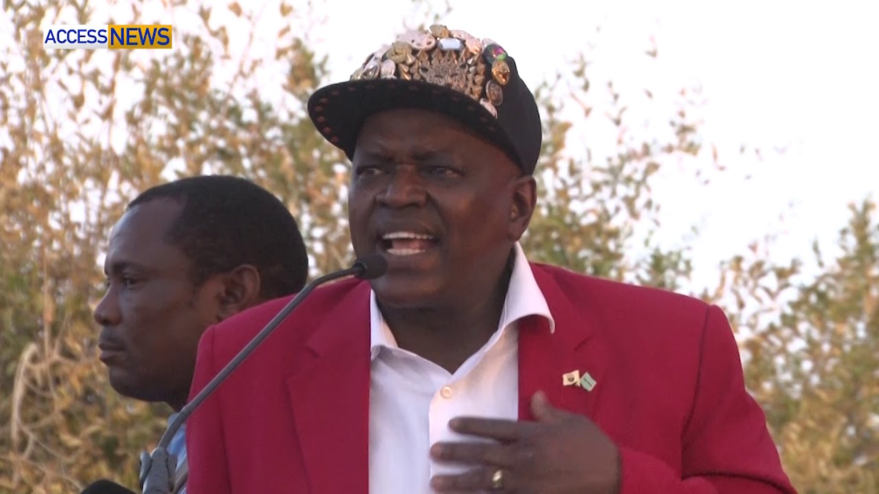 PRESIDENT MASISI ADDRESSING FOLLOWERS AT A BDP RALLY - YouTube