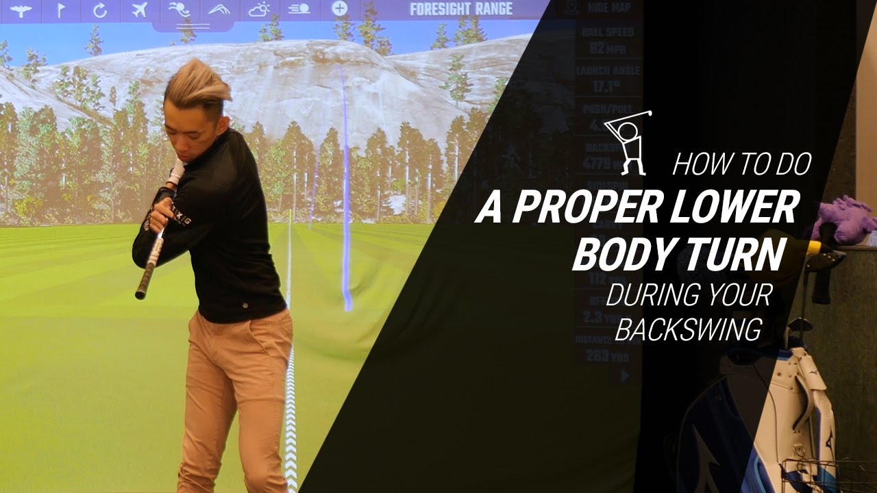 How to Get Proper Lower Body Rotation in Backswing - YouTube