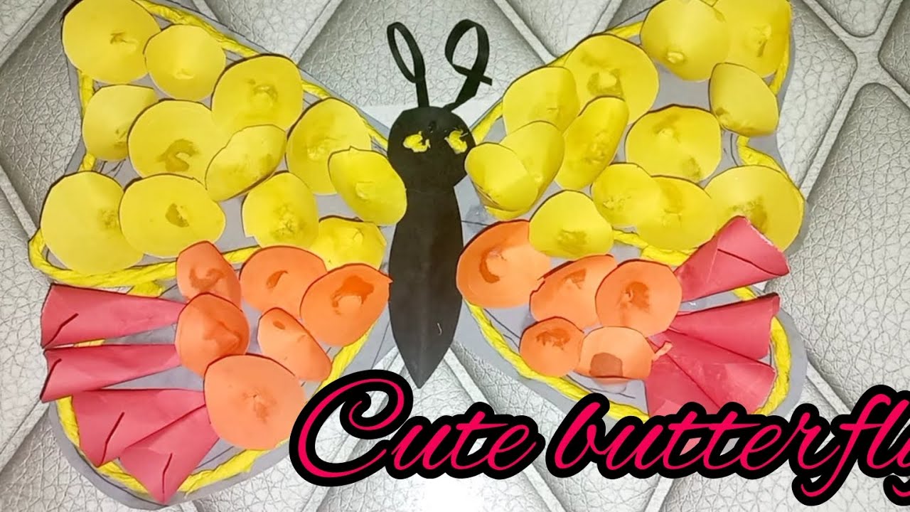 Amazing butterfly making/howto make butterfly #diypaper craft - YouTube