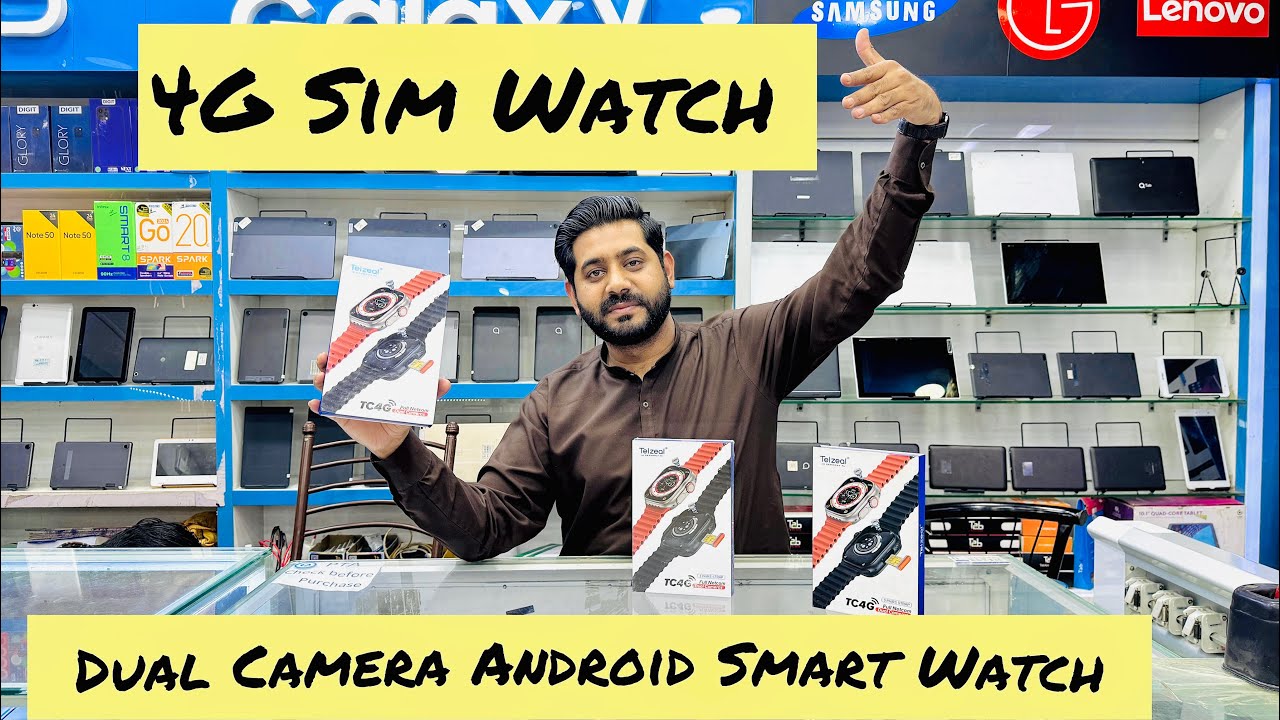 Dual Camera Wifi Hotspot Wali Smart Watch ⌚️ | Android Sim Watch # ...