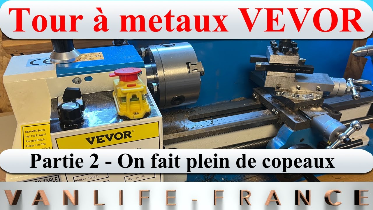 Tour à Métaux VEVOR : Installation, Avance Automatique, Alésage, et ...
