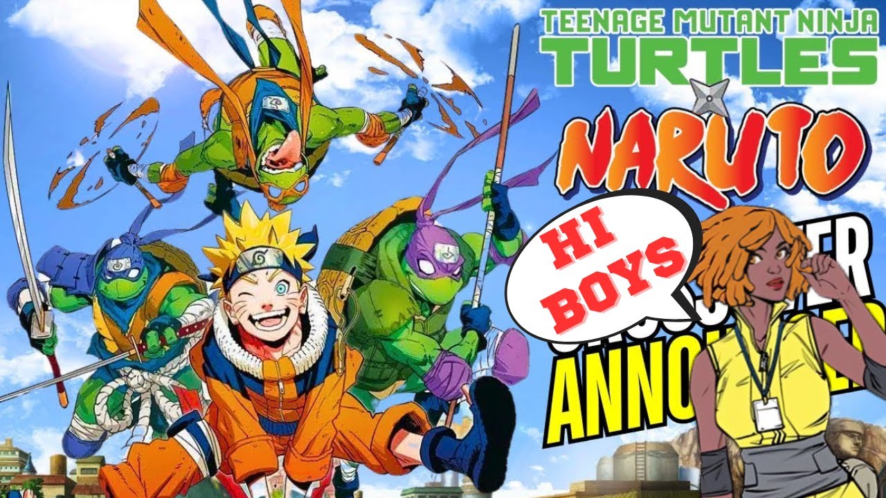 TMNT X NARUTO CROSSOVER Will RACE SWAP April O'Neil In New IDW ...