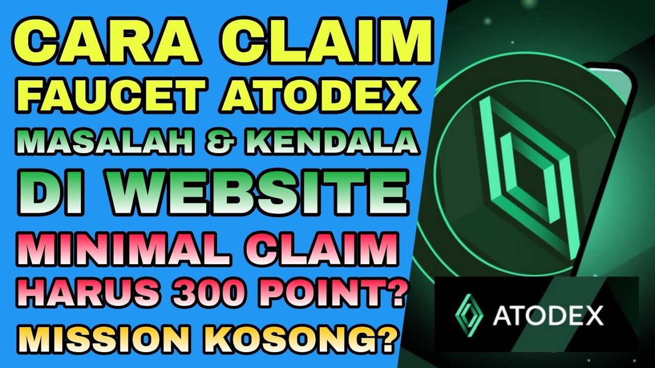 Cara Claim Faucet Atodex Aptos, Minimal Claim Harus 300 Point? - YouTube