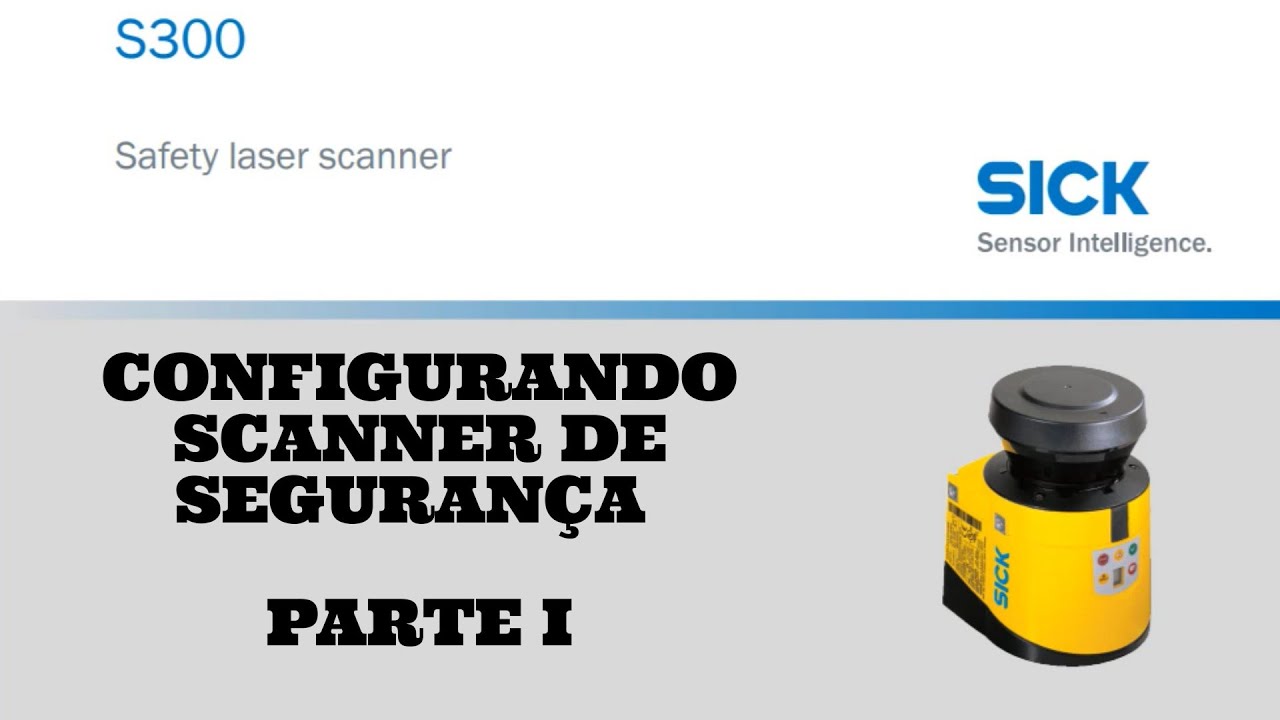 Configurando scanner de segurança SICK- Parte I- CDS - YouTube