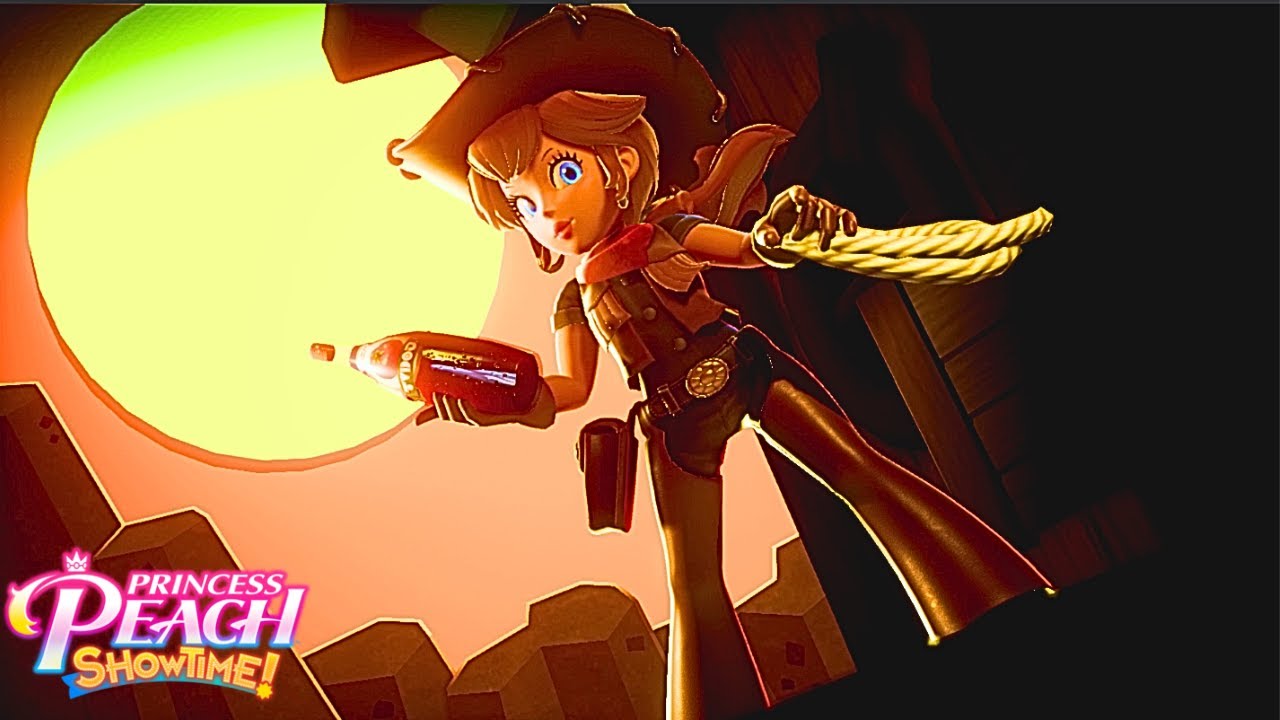 All Cowgirl Peach Levels | Princess Peach Showtime! - YouTube