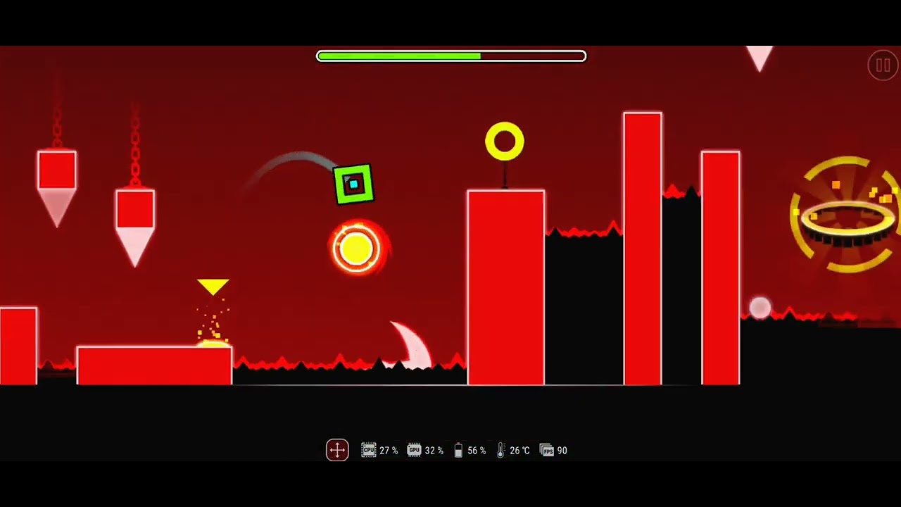 semi-pro geometry dash player finishes "geometry dash world" ¹st try ...