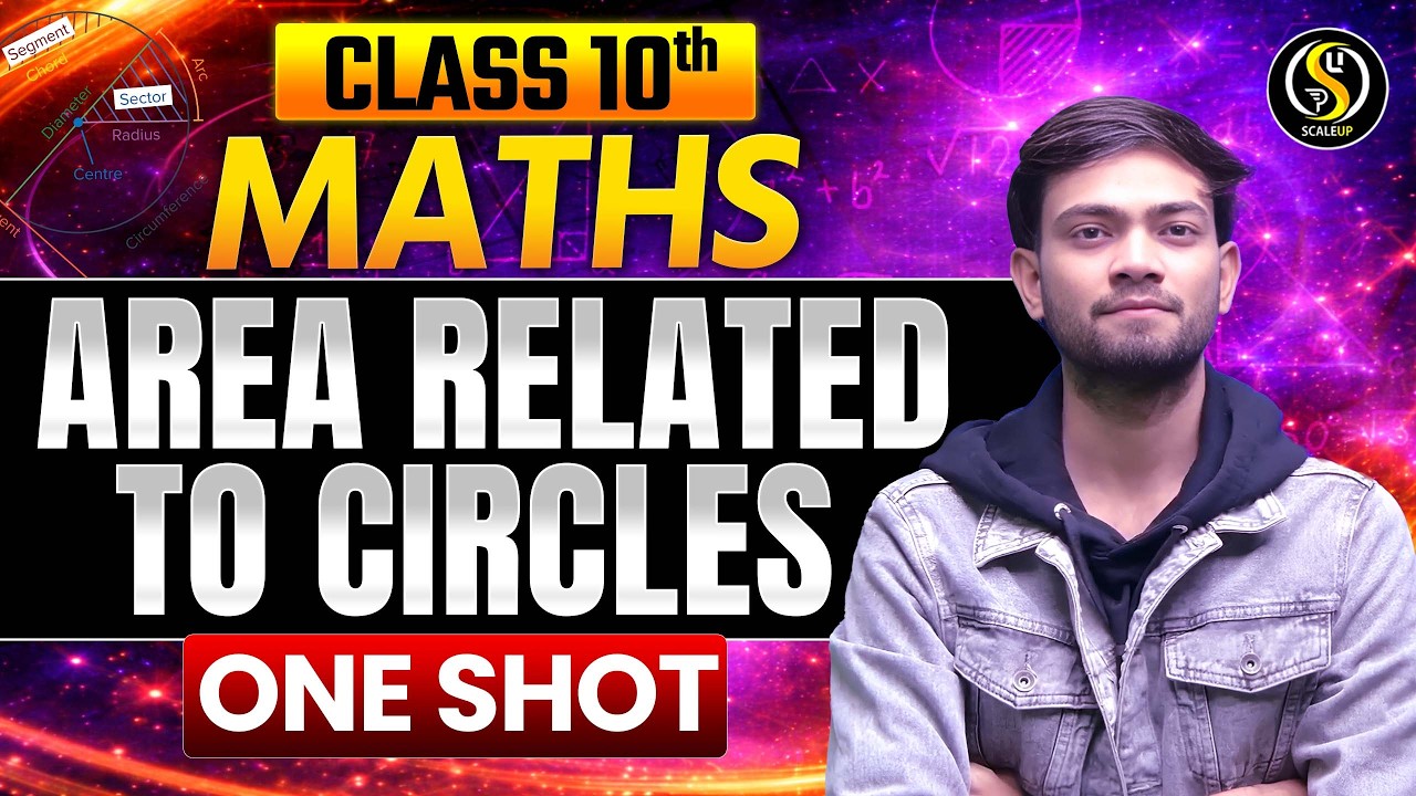 🔴 LIVE : Area Related to Circles Class 10 One Shot 🔥 | All Formulas ...