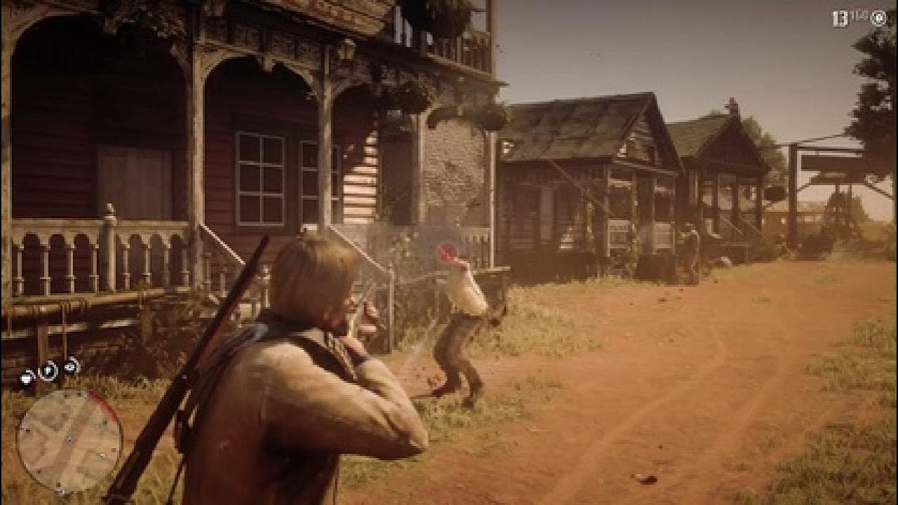 Red Dead Redemption 2 a short walk in a pretty town - YouTube