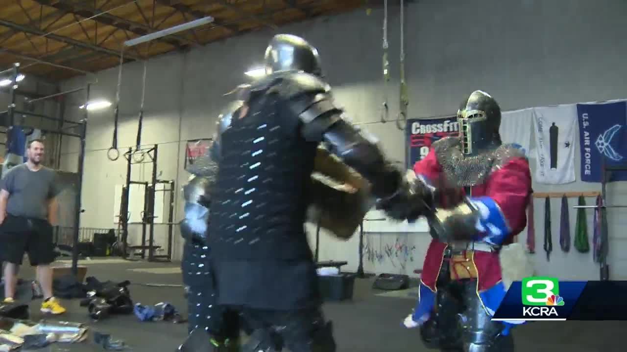 Meet Real-Life Knights Training To Fight In Elk Grove - YouTube