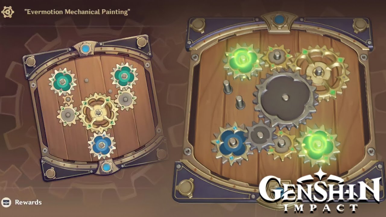 Genshin Impact All Evermotion Mechanical Painting Part Restoration ...
