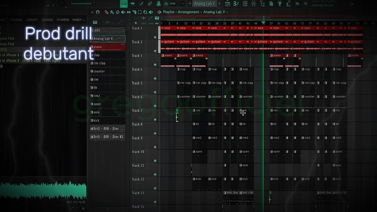 Prod drill ! (débutant) - YouTube