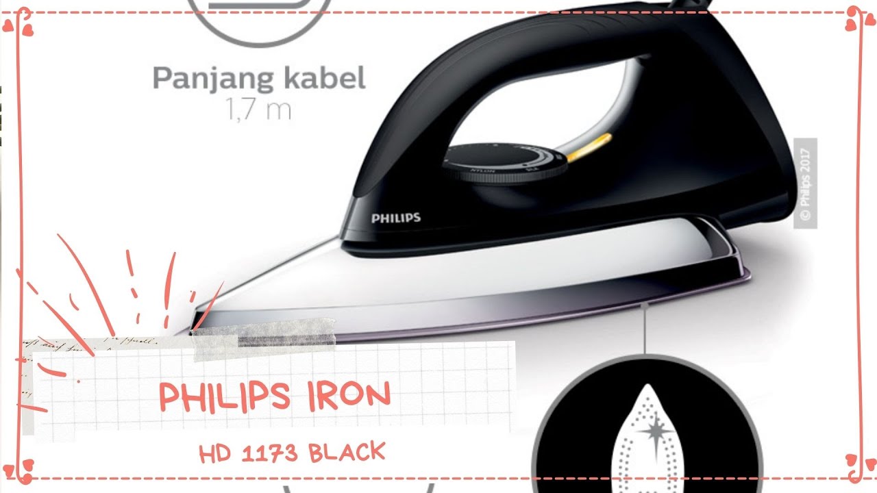 [REVIEW100] SETRIKA PHILIPS HD 1173 SUPER LIGHT DAN MARBLE COAT LOH ...