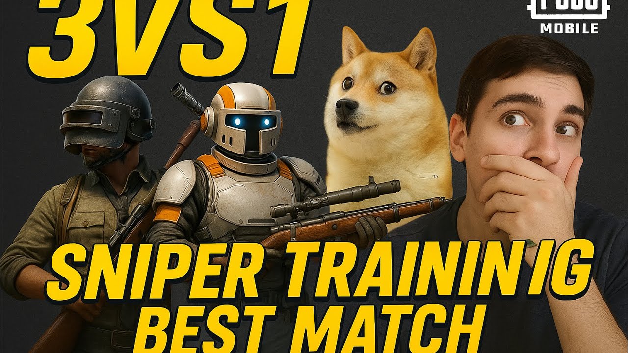 3vs1 Sniper Showdown! 🎯 One legend vs a squad—precision, skill, and glory await. 🎇🧨🔥 - YouTube