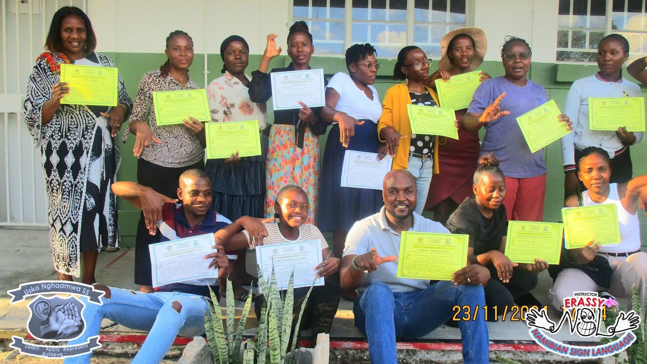 Hearing Community attended NsL classes - YouTube