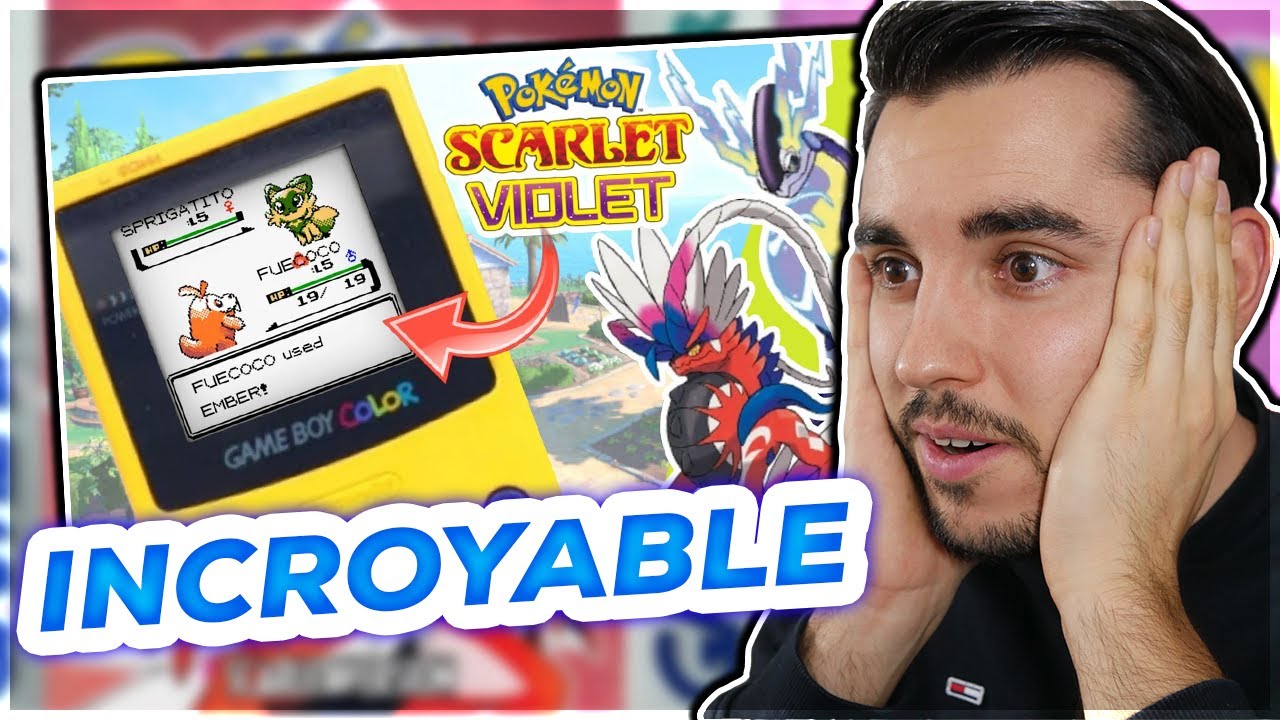 Pokémon Ecarlate et Violet sur Game Boy ! (Incroyable) - YouTube