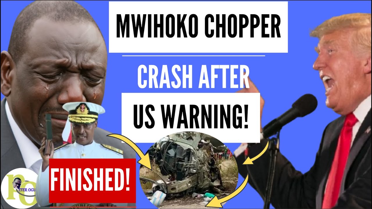 SABOTAGE ALERT! RUTO FINISHED AS KDF CHOPPER MYSTERIOUSLY CRASHES AFTER ...