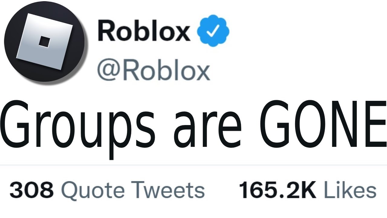 Roblox is Now DISCONTINUING GROUPS Now | ROBLOX UPDATES - YouTube