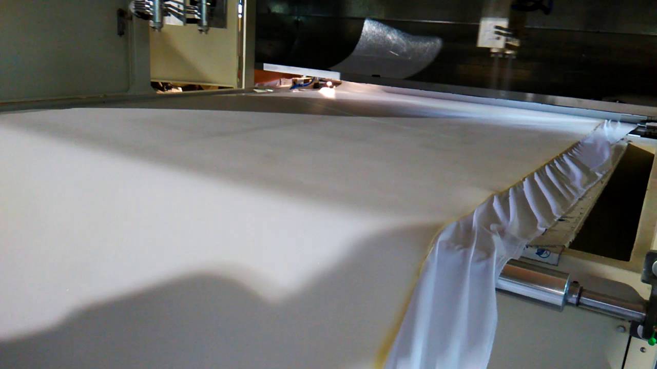 Spraying compound/lamination machine for bra cup - YouTube