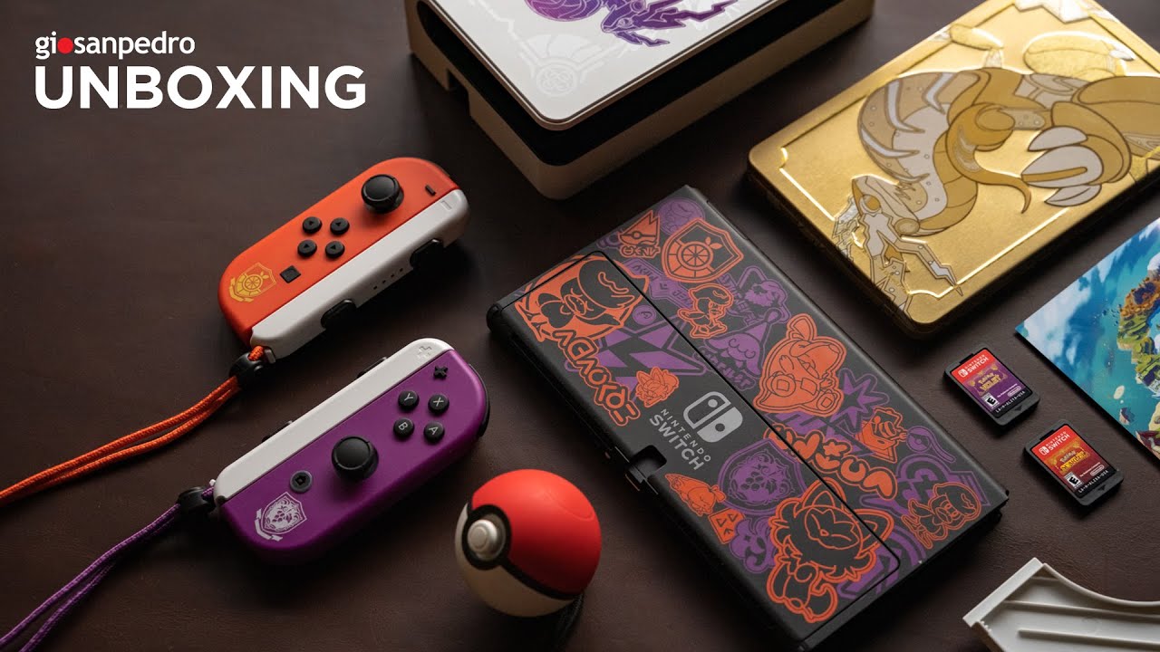 Pokemon Scarlet & Violet – Fruity Joy-Cons, Buggy Games | Nintendo Switch SV Edition Unboxing ...