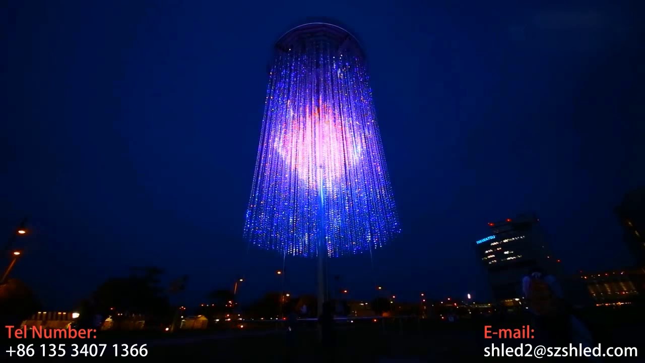 3D LED CUBE , Crystal firework show by led 3d pixel ball light - YouTube