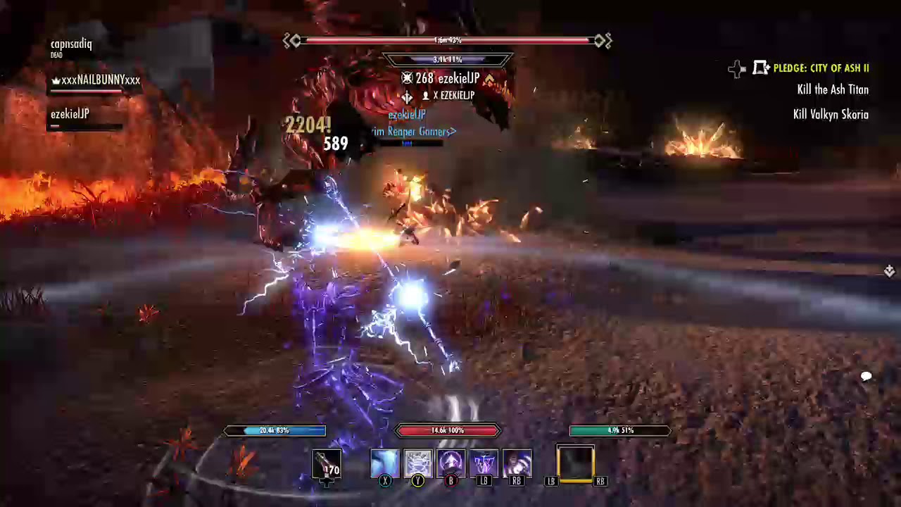 City of Ash II Ash Titan Xbox One with Grim Reaper Gamers - YouTube