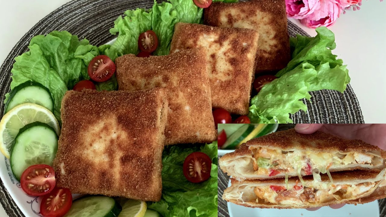 Chicken Tikka Cheese Parcels MAKE & FREEZ (Ramadan special)/Cheesy ...