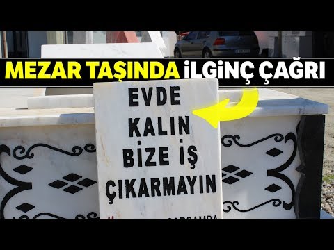 Mezar Taşı İle İlginç \