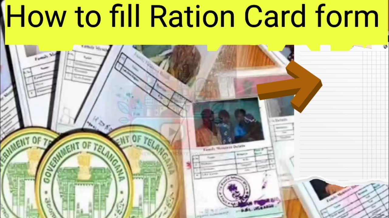 How to fill Ration Card form|Ration card latest update|Ration card form ...