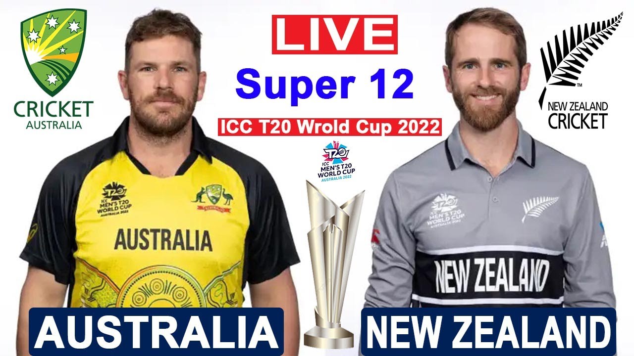 LIVE - Australia vs New Zealand | Super 12 | ICC | T20 Cricket World ...