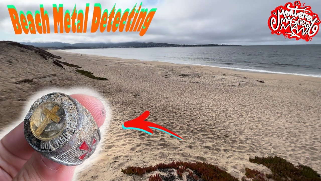 Beach Metal Detecting! Big Ring & Lots of Coins! - YouTube