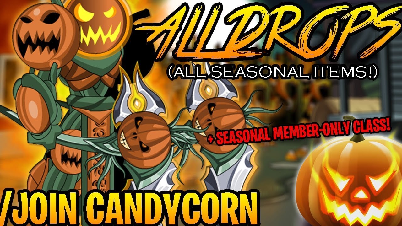 AQW - /JOIN CANDYCORN (ALL Stalkwalker BOSS Drops & ALL Monster Drops ...
