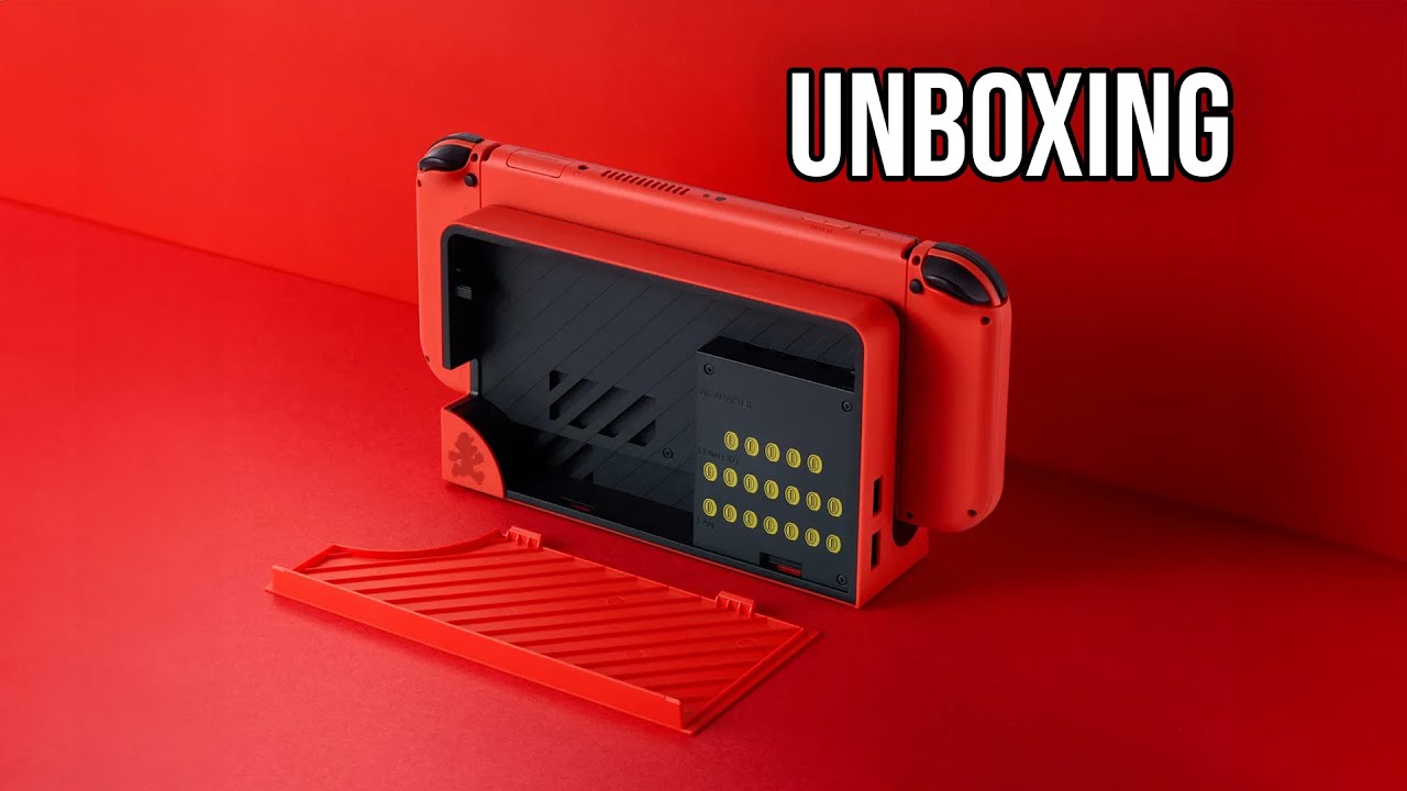 Unboxing the Mario Red Edition OLED Switch - YouTube