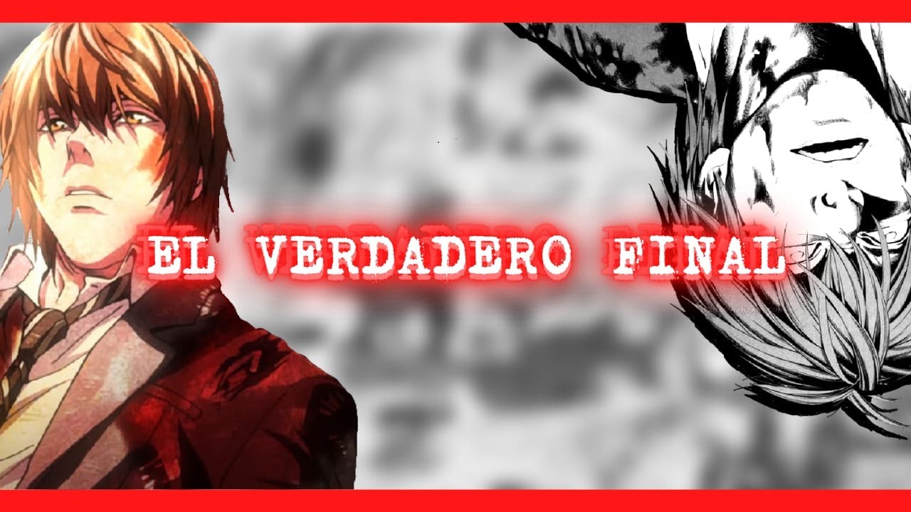 EL FINAL DE DEATH NOTE | COMPARACION ANIME/MANGA - YouTube