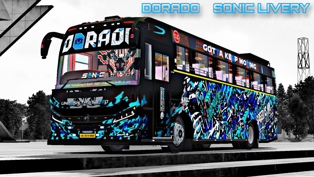 DORADO SONIC BUS LIVERY FOR BUS SIMULATOR INDONESIA ZEDASTRA BS6 MOD ...