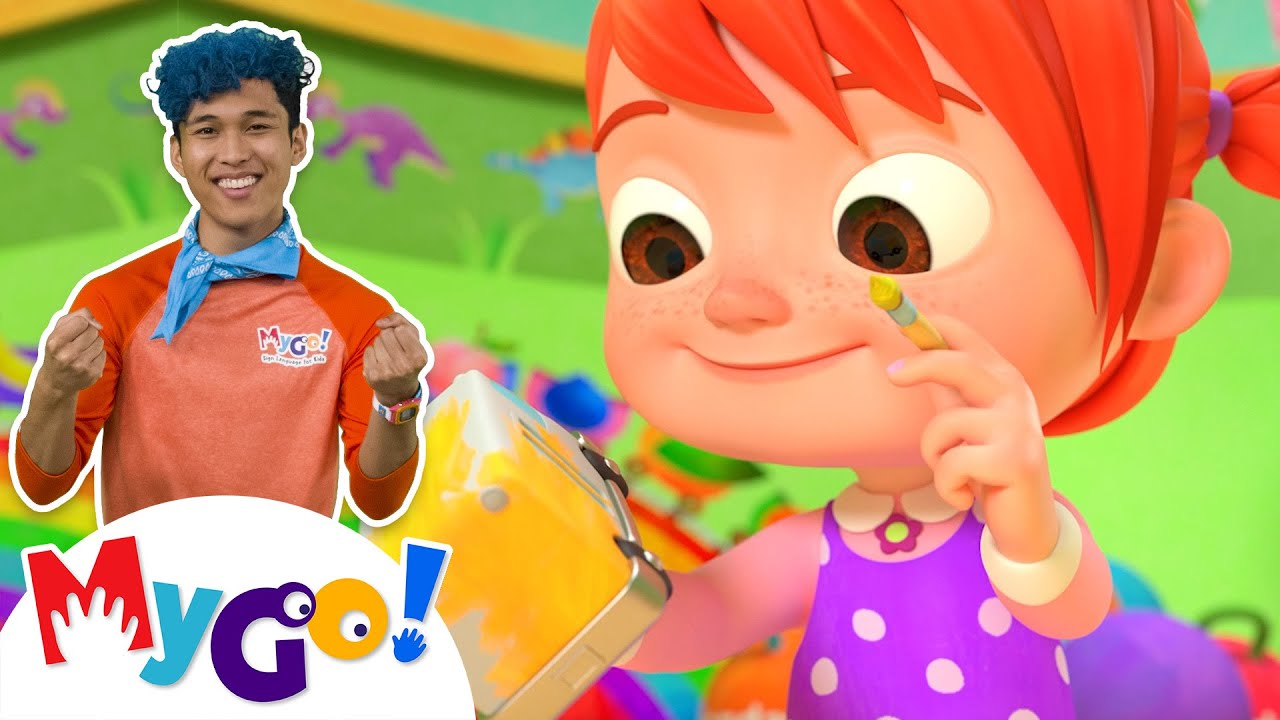 The Car Color Song | MyGo! Sign Language For Kids | CoComelon | MyGo ...