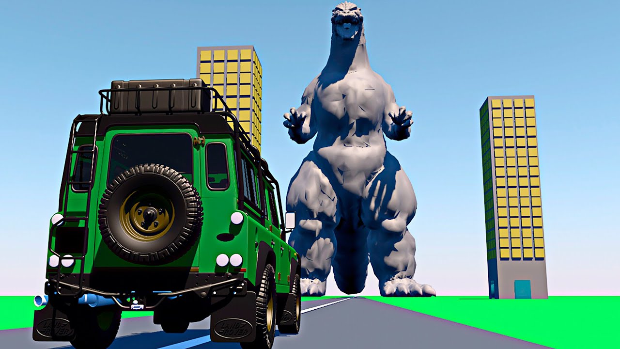 GODZILLA vs CAR Battle - Animated Short Film [4K 2160p] - YouTube