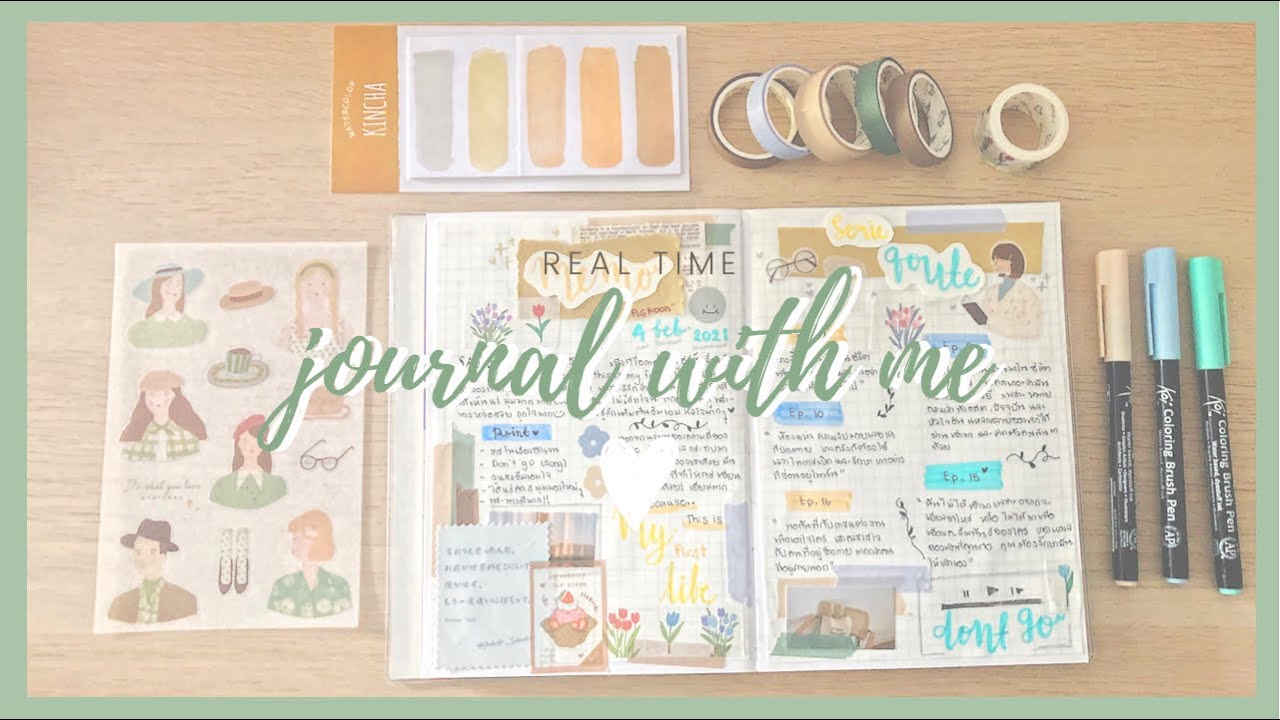 Real time bullet journal with me | เขียน Bujo ธีมซีรีส์เกาหลีในแบบ ...