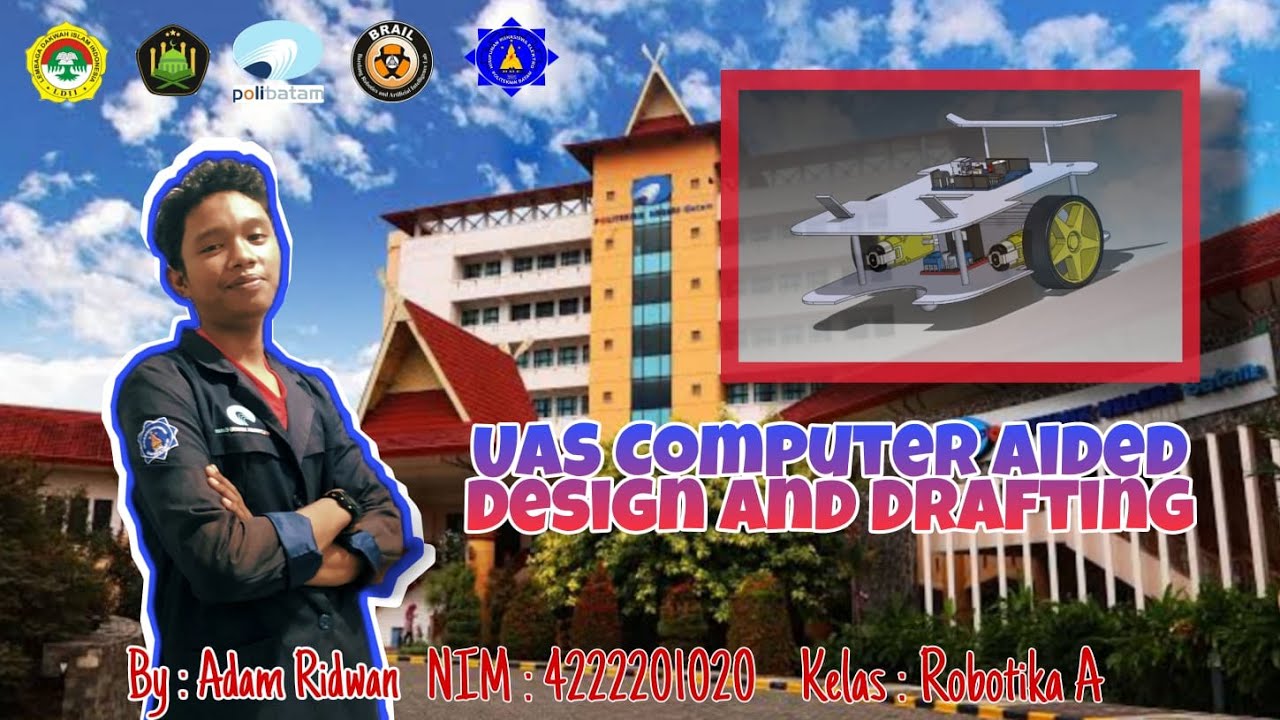 CADD UAS Desain Robot Hocky Kompleks || Adam Ridwan 4222201020 - YouTube