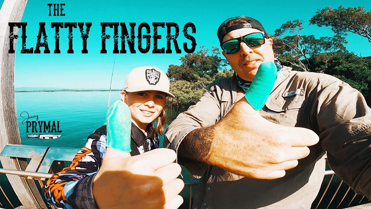 SEQ Flathead fishing | Testing out our new Flatty Fingers - YouTube
