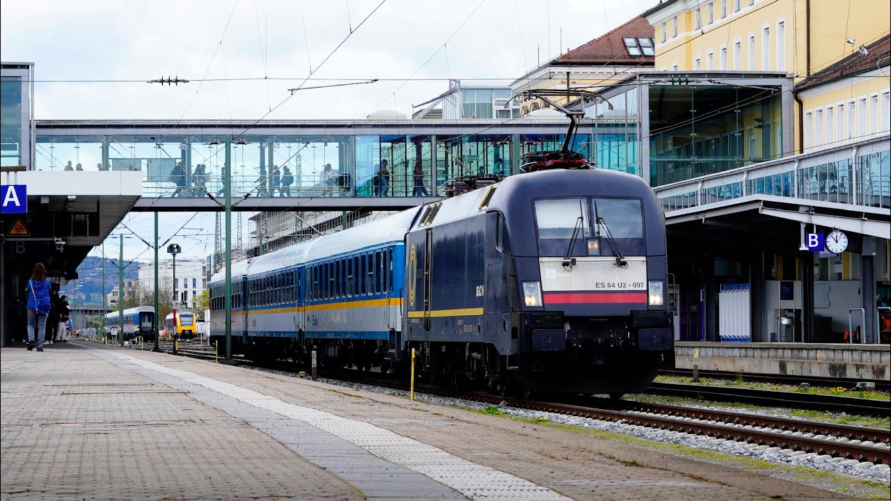 RE 25 nach Prag (mit Lok Wechsel) - YouTube