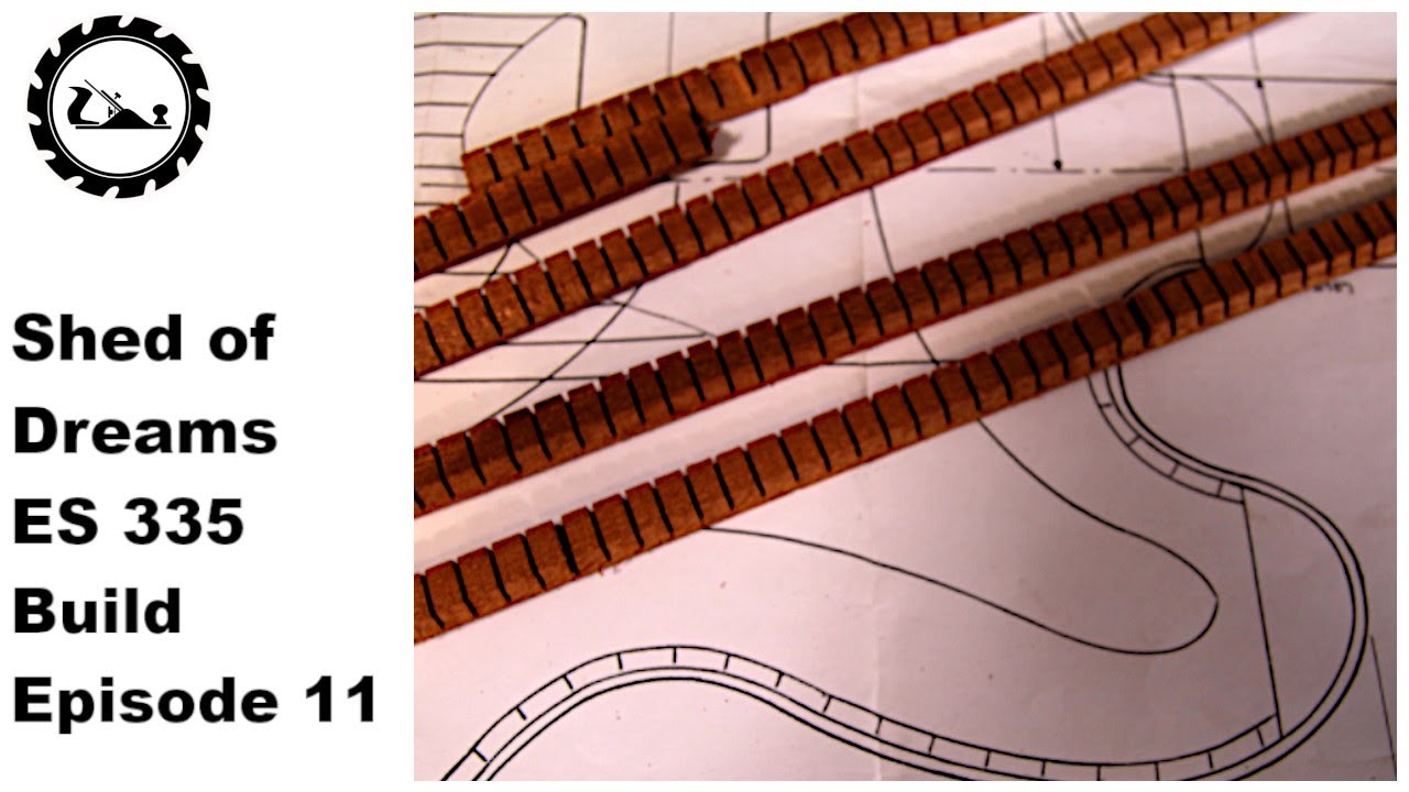 The Shed of Dreams ES 335 build Episode 11: Making kerf lining. - YouTube