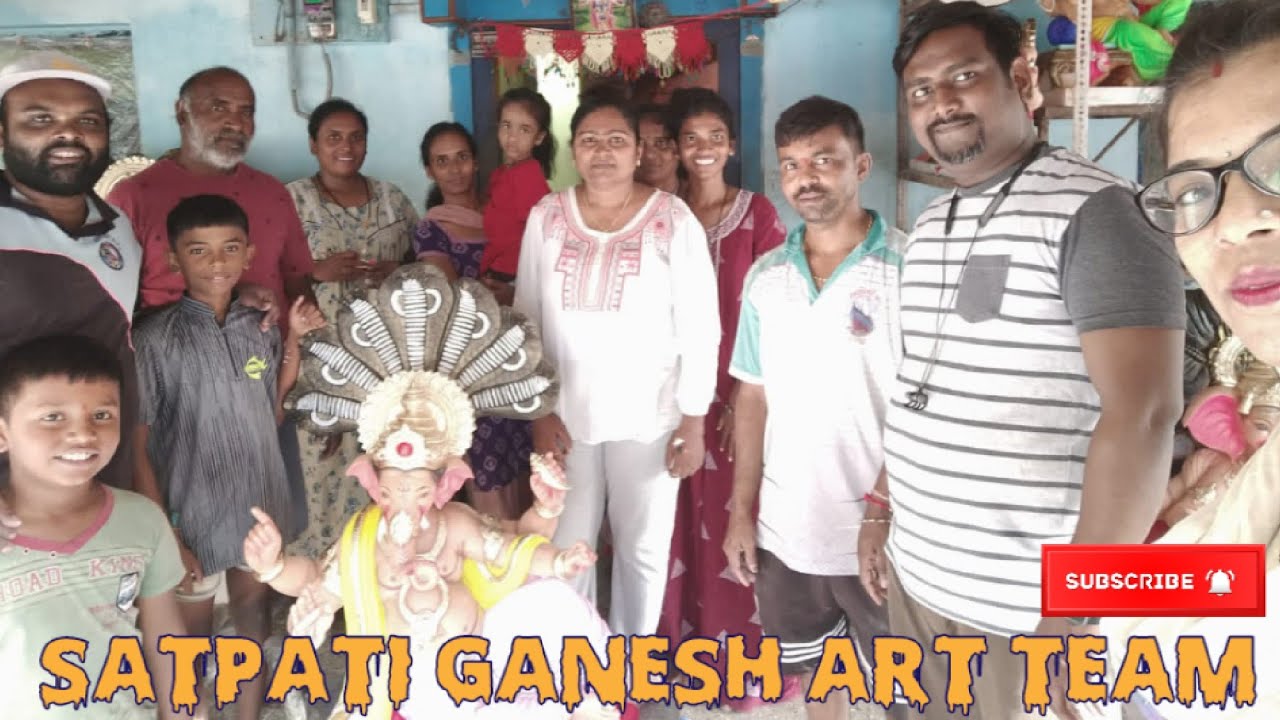 GANESH ART VLOG | SATPATI | PALGHAR | GANPATI BAPPA MORYA 🙏 - YouTube