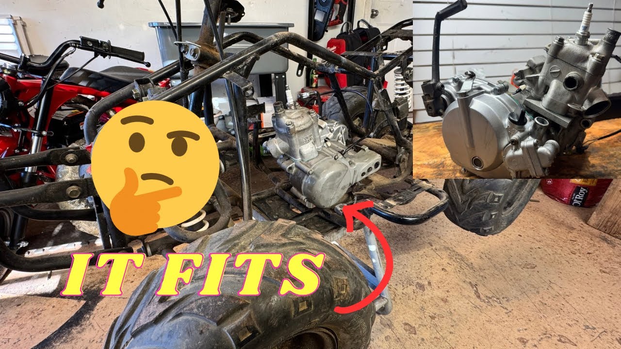 Tao Tao mini quad gets a kx60 engine swap :PT 2 full engine rebuild ...