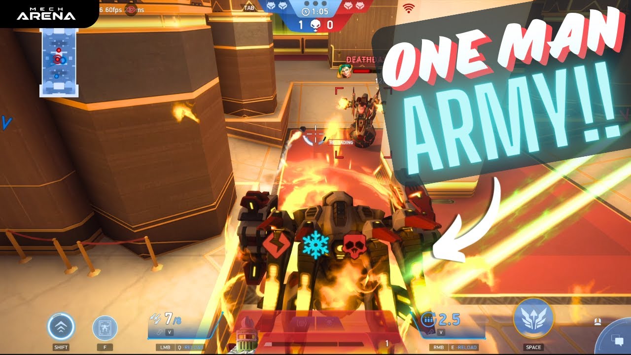 When Deathwalker Becomes an Unstoppable FORCE 💪 | Mech Arena | 2v2 ...