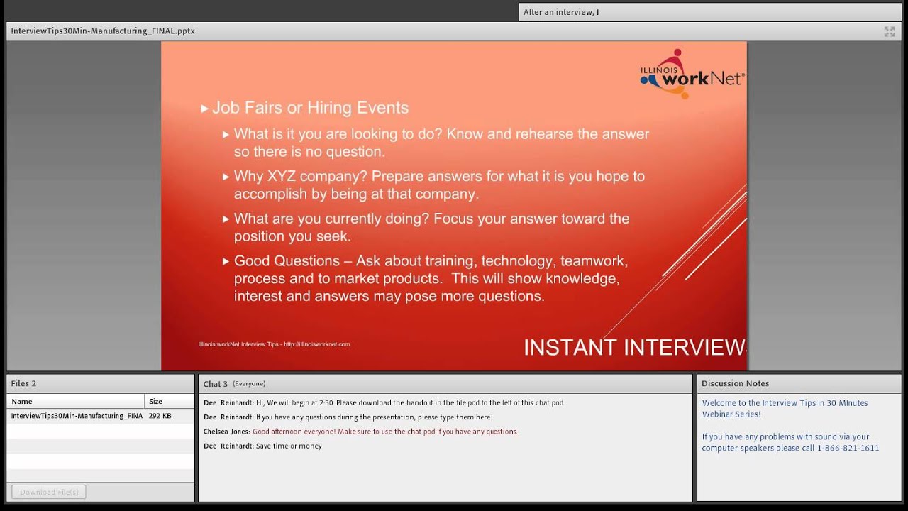 Manufacturing Interview Tips - August 26, 2014 - YouTube