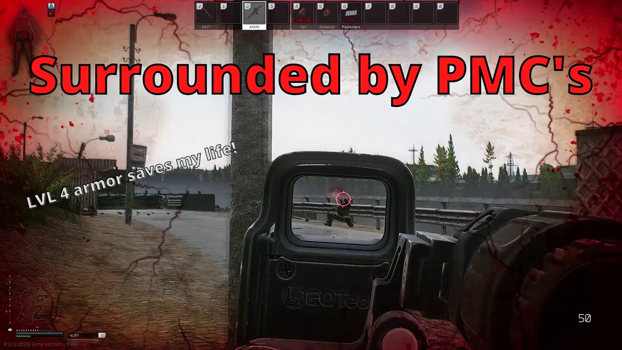 Escape From Tarkov | Customs RUAF Roadblock shoot out! - YouTube