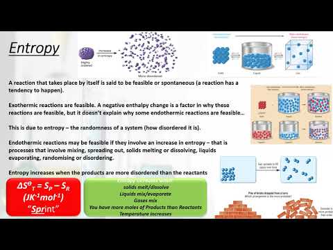 Thermodynamics - Entropy (A-Level Chemistry) - YouTube