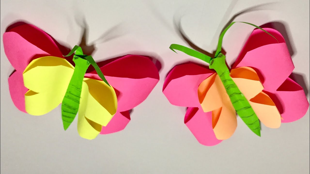 Easy Paper Butterfly Origami | DIY Cute & Easy Butterfly | DIY-Beauty ...