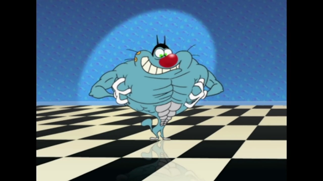 Oggy's Muscular Body - Oggy and the Cockroaches OST - YouTube