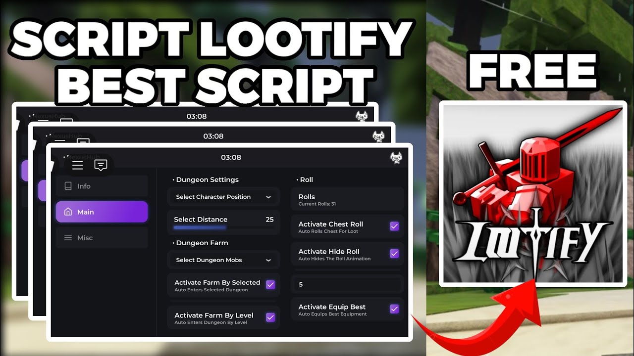 Lootify Script | Hack Auto Roll Chest, Auto Hide Roll, Auto Sell Rarity ...